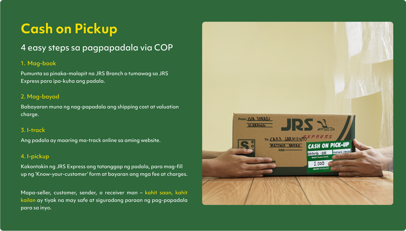 JRS Express | Kahit Kailan Maaasahan, Kahit Saan Makakarating