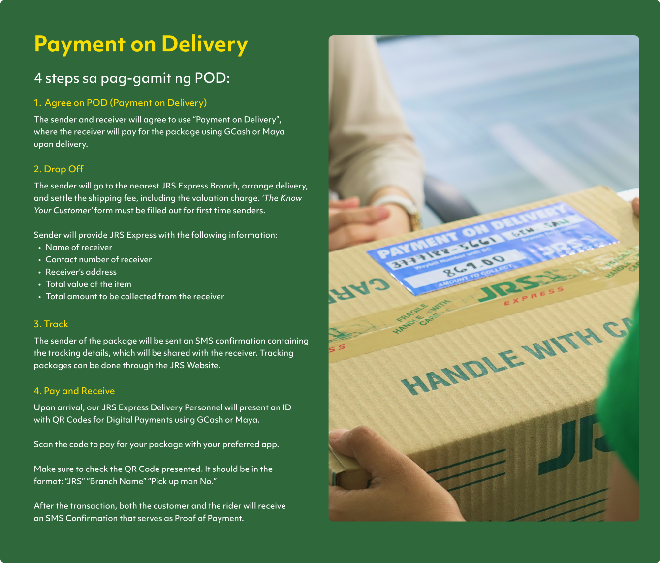 JRS Express | Kahit Kailan Maaasahan, Kahit Saan Makakarating